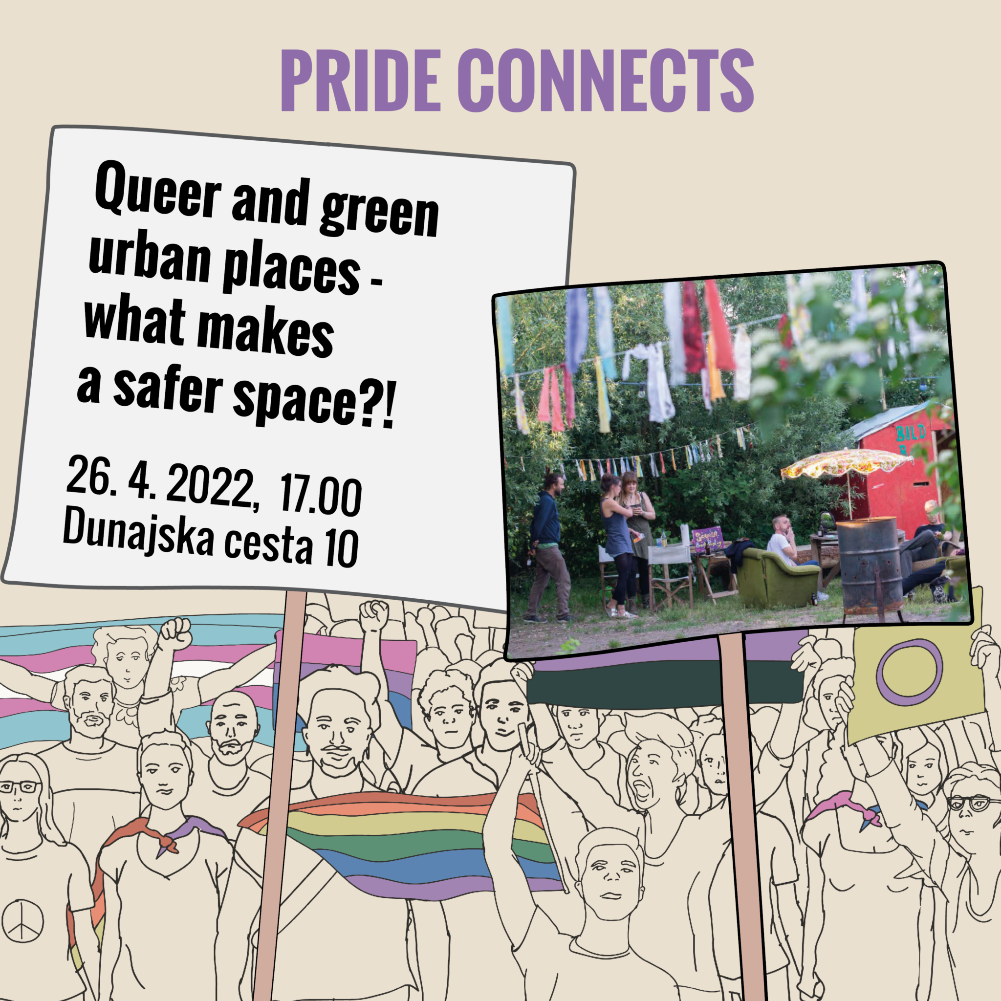 Pride Connects: Queer & Green Urban Places - Društvo Parada Ponosa