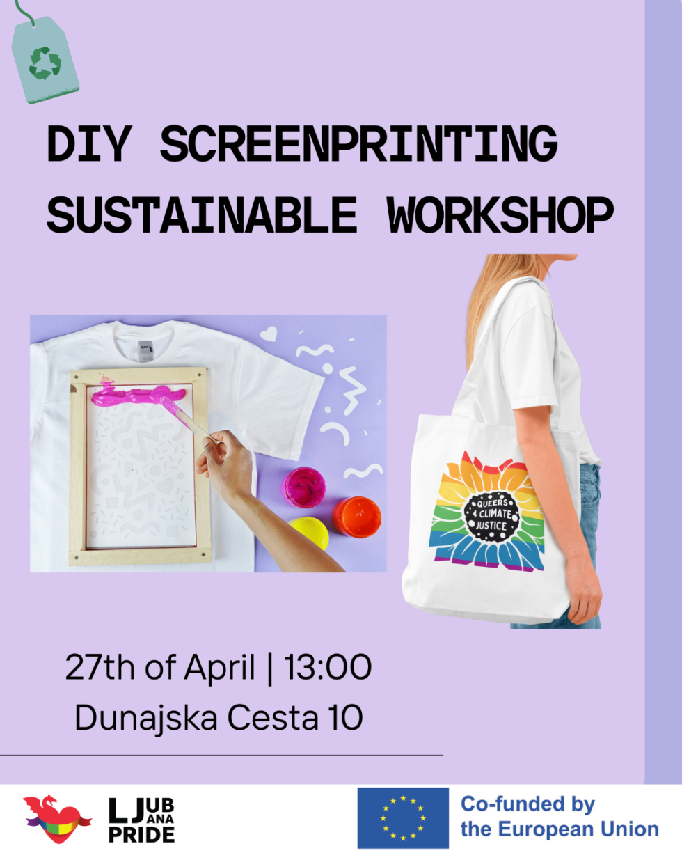 Sustainable merch workshop - Društvo Parada Ponosa
